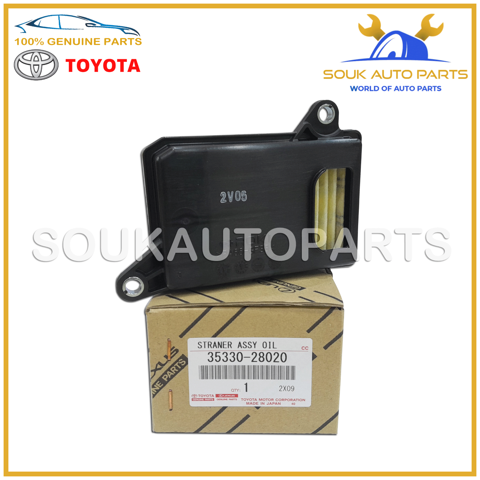 35330-28020 Genuine Toyota STRAINER ASSY, OIL 3533028020 OEM AVENSIS ...