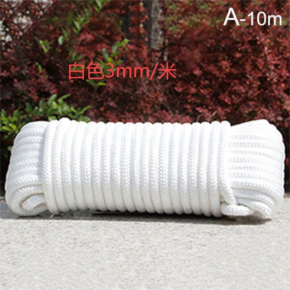 10 Meters Nylon Braided Cord Rope Thread String Strap Rope For Paracord ...