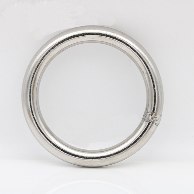 304 Stainless Steel Round Rings Heavy Duty Solid Metal O Ring Welded ...