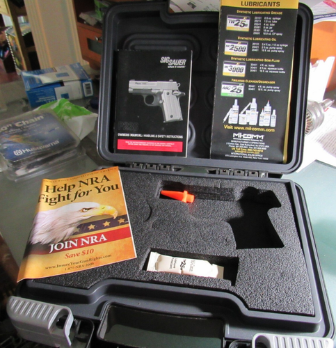 Sig Sauer Black OEM Factory Hard Carrying Case Box empty Box | eBay