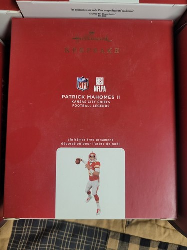2pc lot Patrick Mahomes II Kansas City Chiefs Hallmark Ornament ...