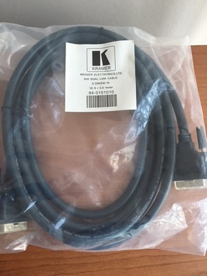 Kramer DVI Dual Link Cable C-DM/DM-10 10ft/3.0m 94-0101010 | eBay