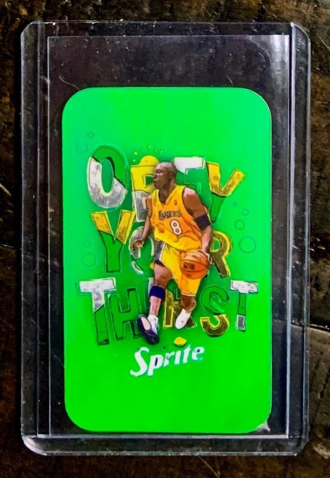 Kobe Bryant 2002 Sprite Obey Your Thirst Mini Promo Refractor Card—L.A ...