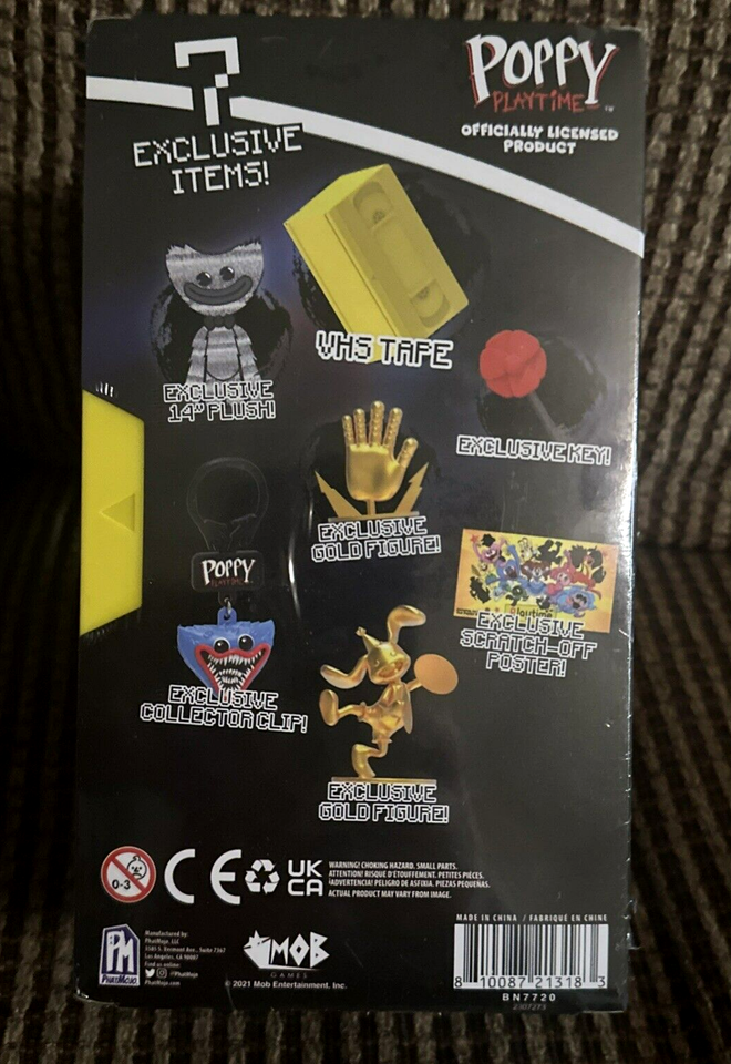 Poppy Playtime VHS Bundle Action Figure Playset 7 exclusive items ...