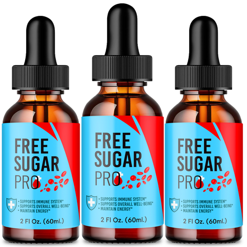 (3 Pack) Free Sugar Pro Drops - Free Sugar Pro for Healthy Blood Liquid ...