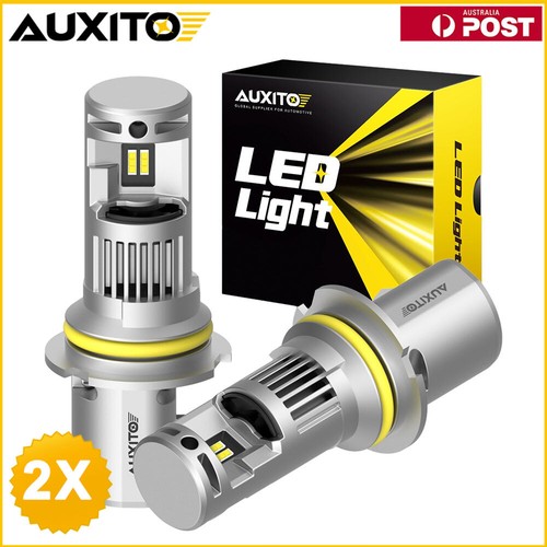 2X HB5 9007 LED Headlight Bulbs Kit HB5 High Low Beam 6500K Super White ...