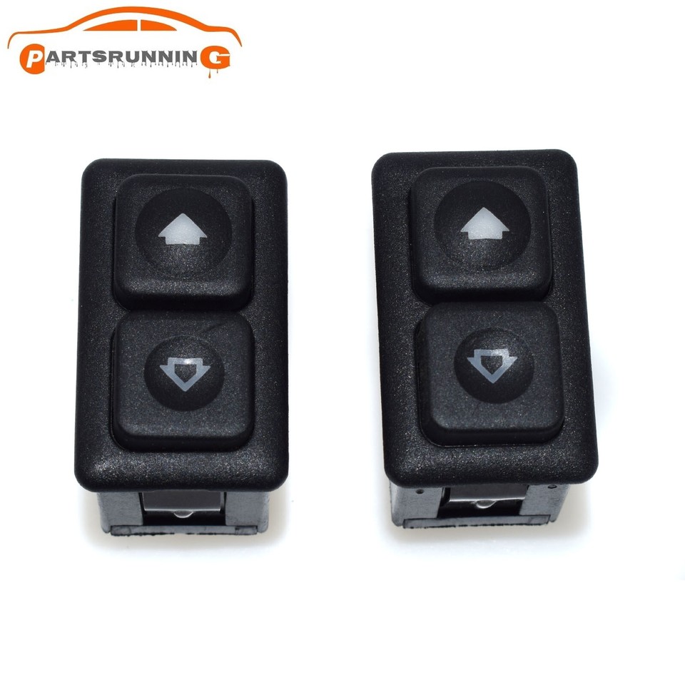 2 PCS Illuminated Power Window Switch 61311381205 For BMW E23 E24 E28 ...