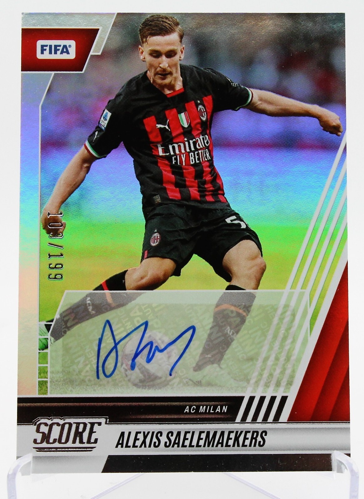 Panini Score FIFA 2022-23 - Alexis Saelemaekers AC Mailand Auto /199 ...