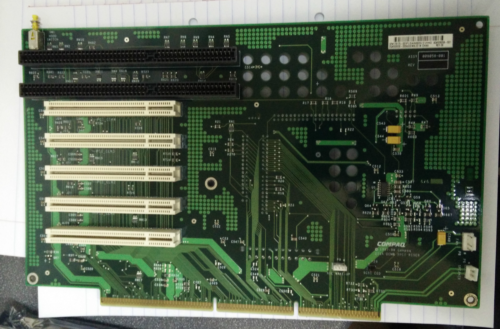 HP / Compaq 179175-001 5x PCI/ 2x ISA Riser Backplane Board | eBay