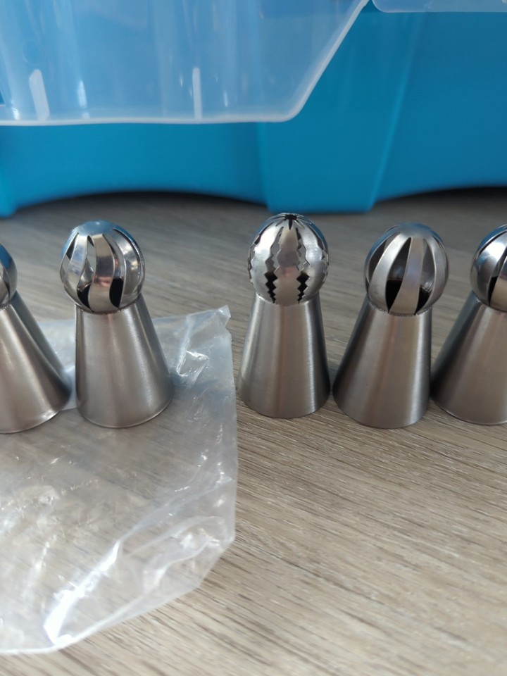 Russian Flower 8Pcs Icing Piping Decor Topper Cake Tips Nozzle Tools ...