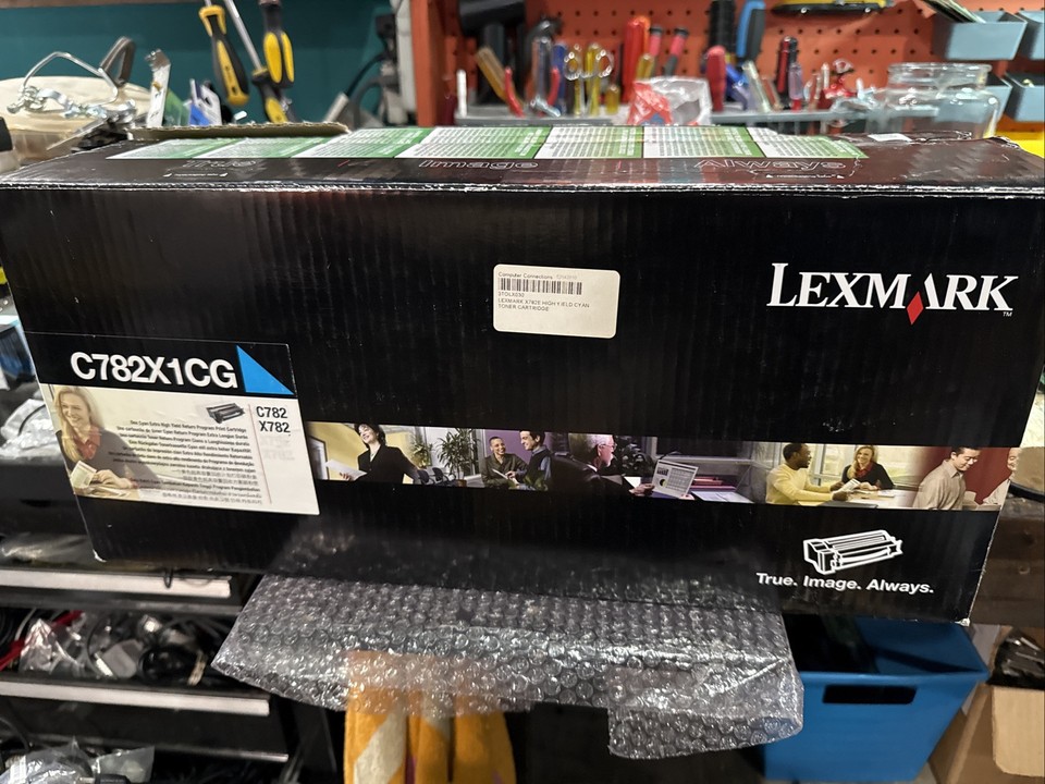 GENUINE LEXMARK C782X1CG CYAN TONER CARTRIDGE C782 X782 | eBay