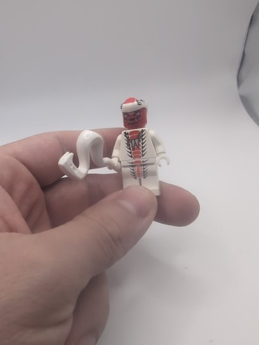 LEGO Snappa White Red Snake Tribe Ninjago Minifigure 9442 9564 | eBay