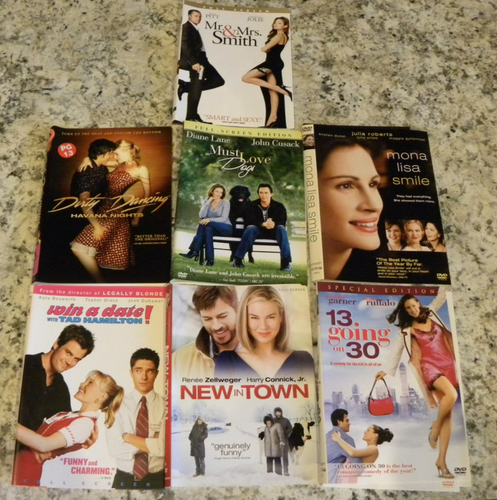 Lot of 37 DVD Collection Romantic Comedy Chick Flick - no Cases Various ...