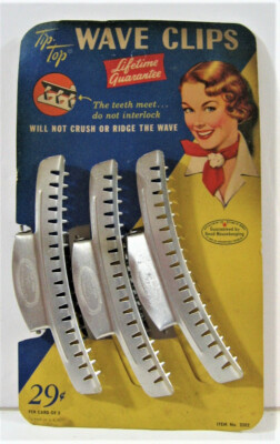 Vintage Tip Top Wave Clips On Disp Card Tip Top Prod Omaha Neb Old ...