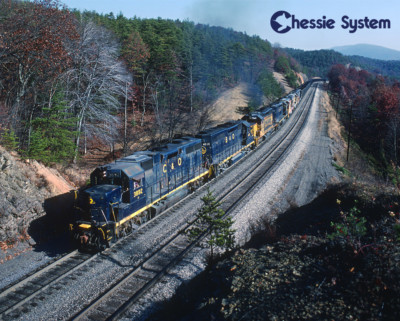 Chessie System B&O and C&O Coal Train Sturdy Metal Sign | eBay