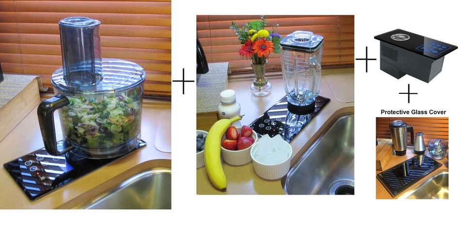In Counter Blender & Food Processor (Nutone Food Center) w 1000W Drop ...