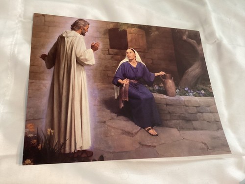 LDS Media Art Mormon 8.5x11in Jesus Christ Annunciation Mary Angel ...