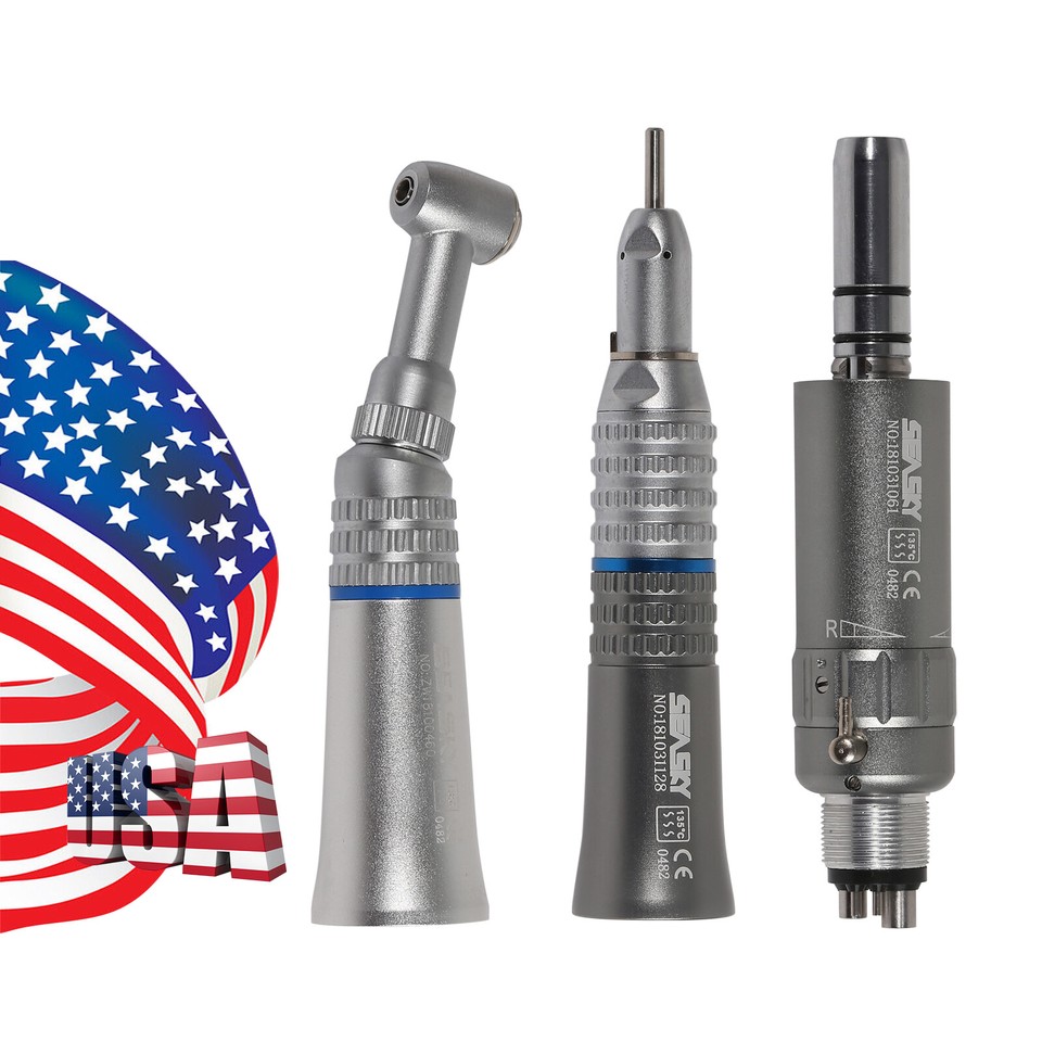 NSK Style Dental Slow Low Speed Handpiece Straight Contra Angle Air ...