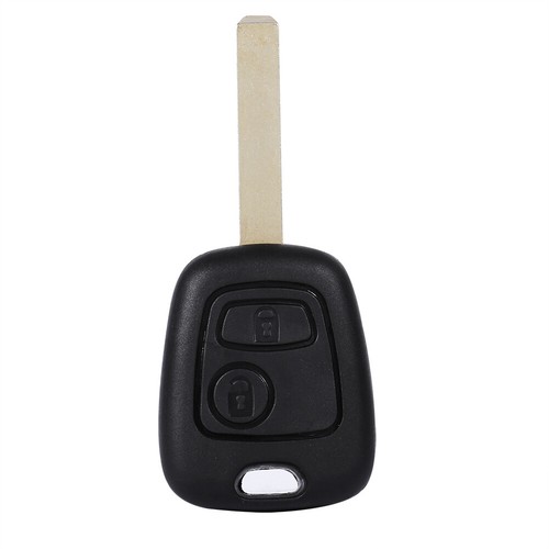 ・2 Buttons Uncut Blank Blade Remote Car Key Fob Shell Case For 107 207 ...