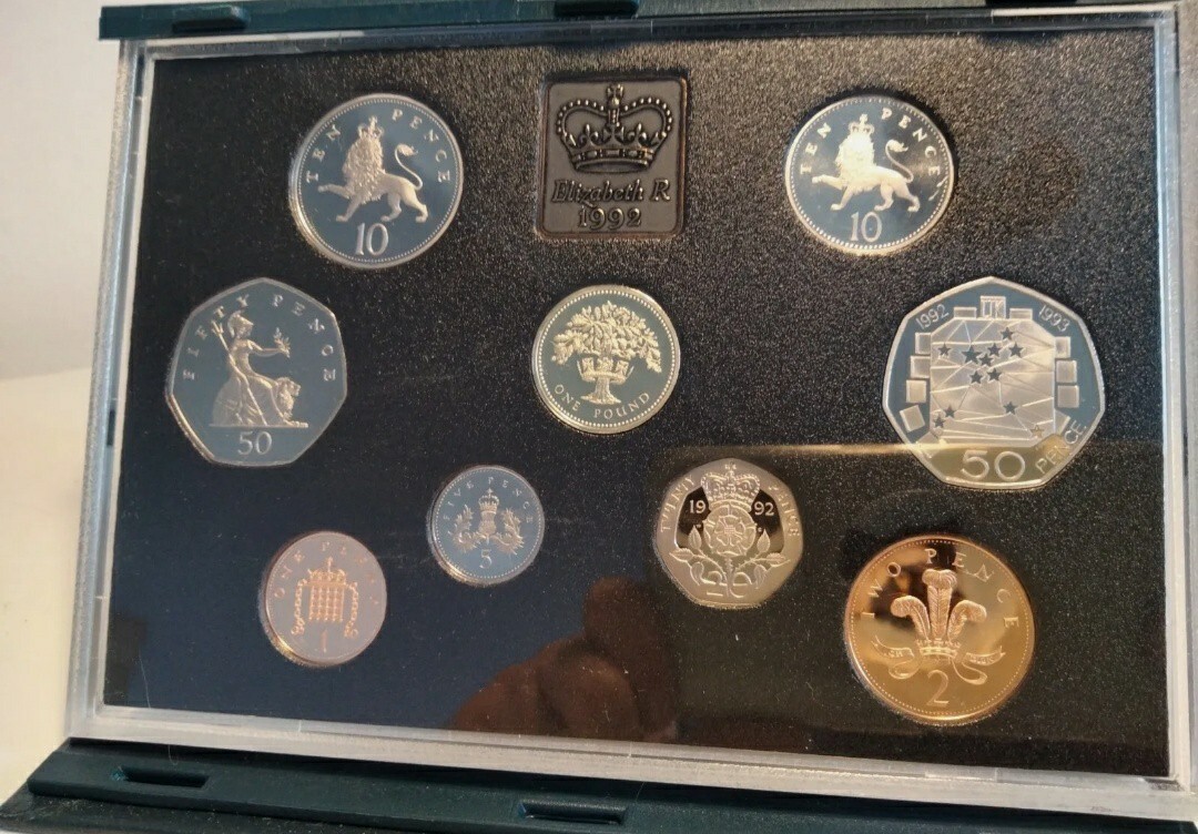 1992 Royal Mint Proof 9 Coin Set EEC Presidency 50p GB UK | eBay UK
