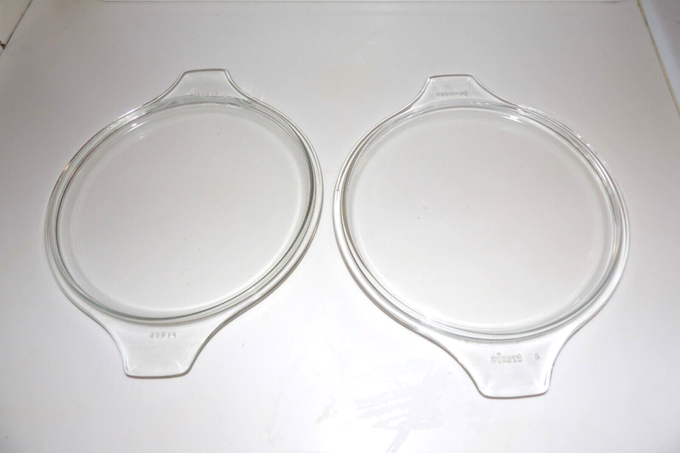 Pyrex 475-C Set of 2 Clear Casserole Replacement Lid Only for 475 | eBay