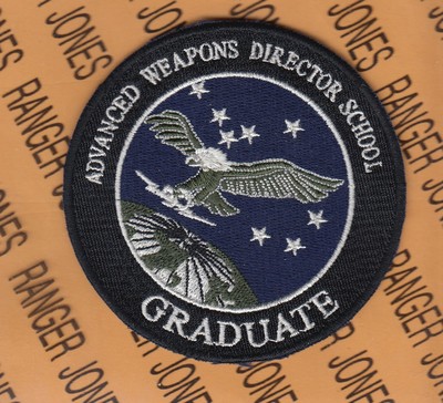 USAF Air Force Advanced Weapons Director School Graduate 3.5" patch ...