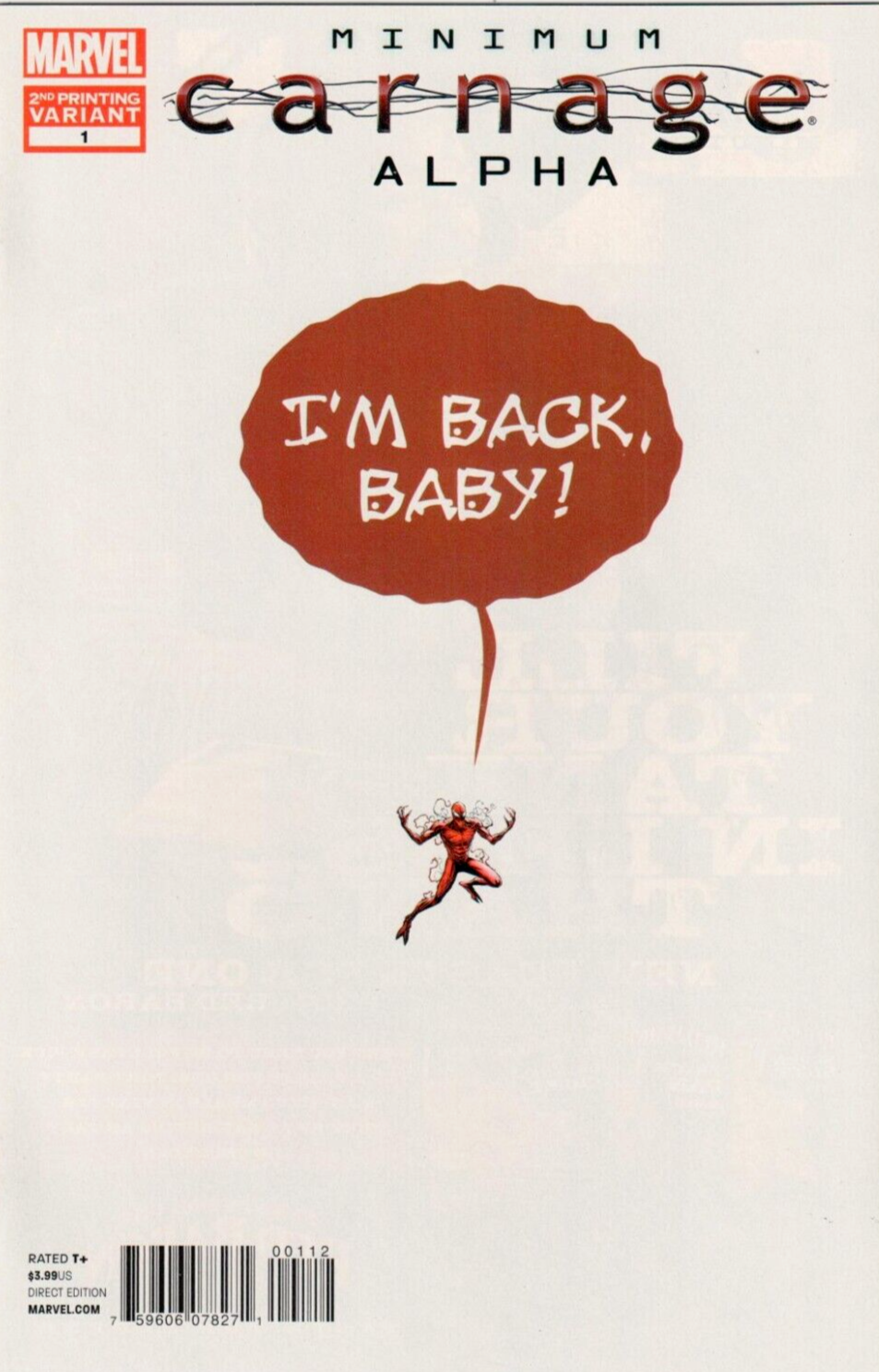 Minimum Carnage Alpha #1 Comic 2012 - Marvel Comics 2nd Print - Spider ...