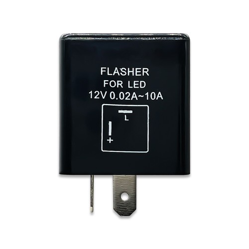 2-Pin Electronic LED Flasher Relay for Turn Signal Hyper Flasher 12V 0 ...