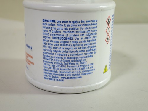 Permatex® 80019 Aviation Form-A-Gasket® No. 3 Sealant Liquid, 4oz Case ...