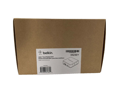 Belkin USB-C Dual Display Docking Station, Black INC002TTBK ...