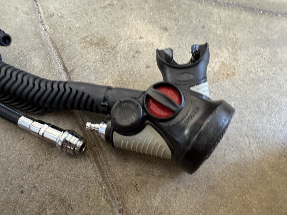 Aqua Lung Air Source 2 QD Octo Inflator Scuba Dive Safe Second ...