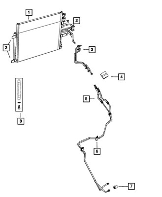Genuine Mopar Jumper Tube 52014634AA | eBay
