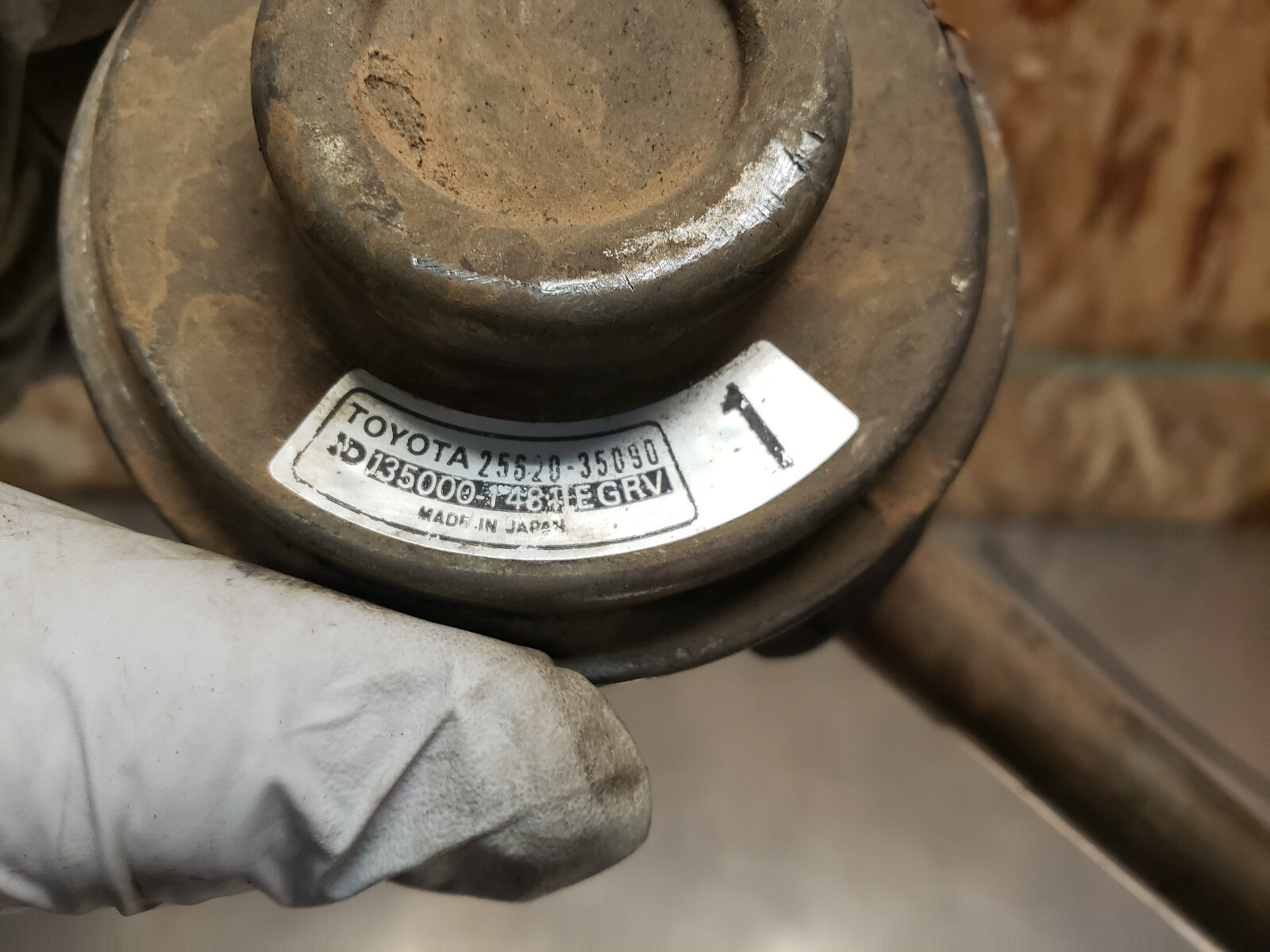 84-90 TOYOTA PICKUP TRUCK 4RUNNER 22R EGR VALVE EXHAUST GAS ...