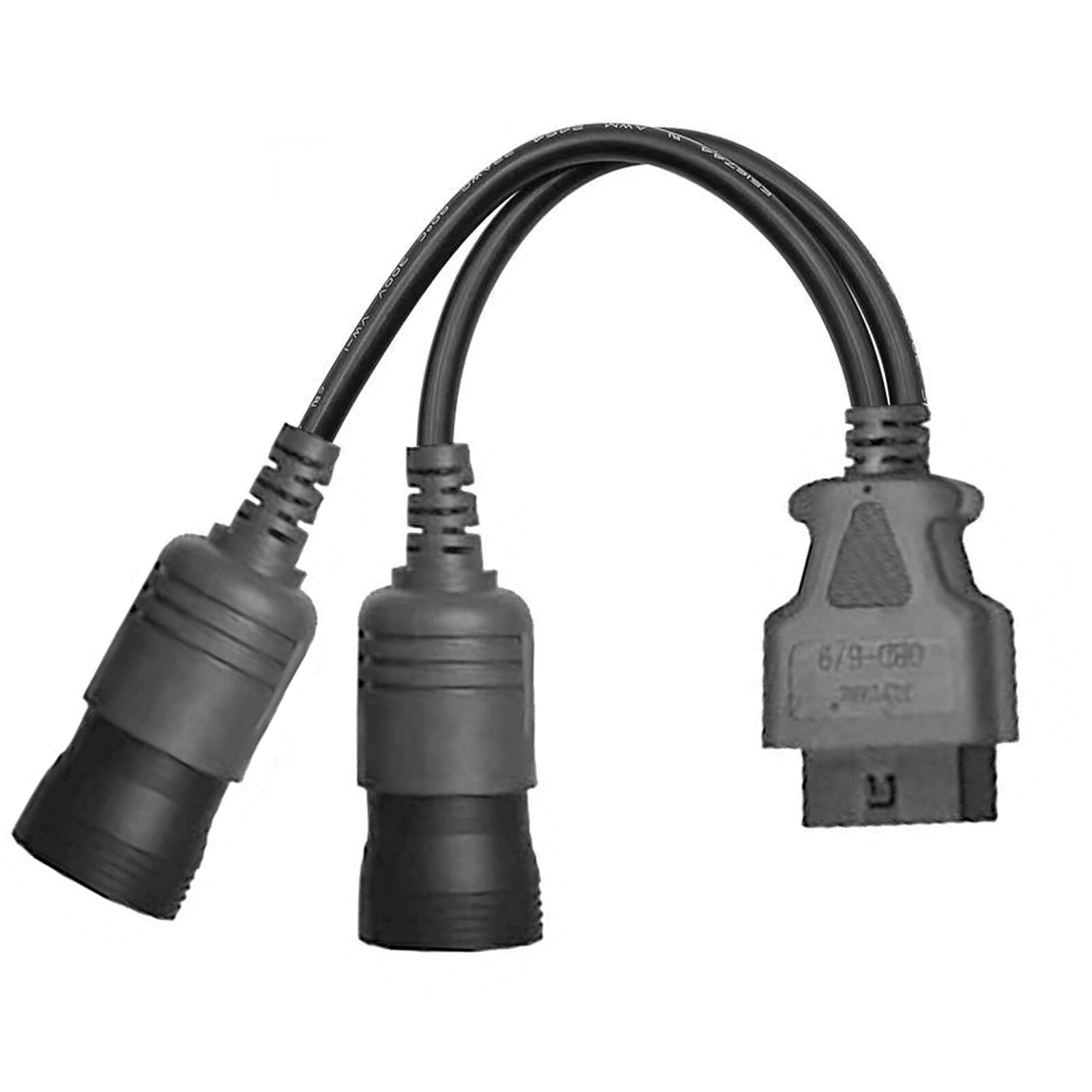 6+9 Pin Y cable-I Truck Heavy Duty Diagnostic Cable Adapter Scanner ...