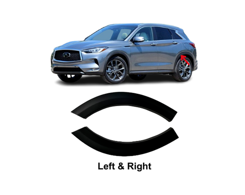 ⭐FOR 2019-2021 INFINITI QX50 REAR LEFT & RIGHT SIDE DOOR FLARE MOLDING ...