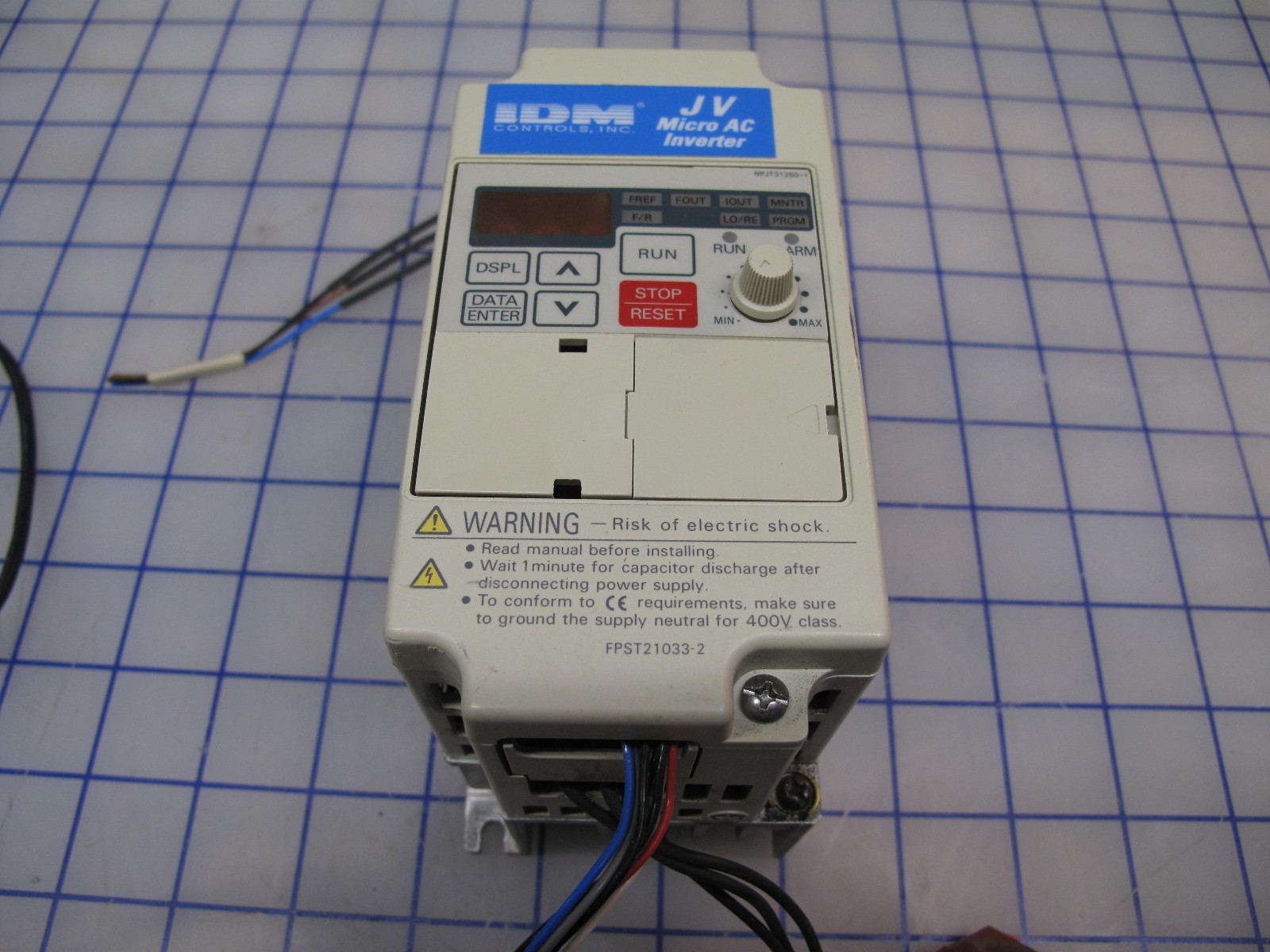 IDM CONTROLS - JV MICRO AC INVERTER SPEC 20P40 MODEL CIMR-J7AU40P4 | eBay