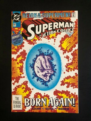 DC Comics Reign of the Supermen #687 Superman In Action Comics Born ...