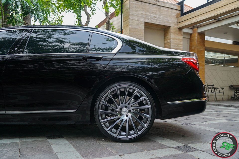 22" Road Force RF 16 Gun Metal Machine wheels for BMW 7 Series G11 G70 ...