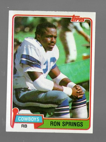1981 Topps #433 Ron Springs Excellent/NM | eBay