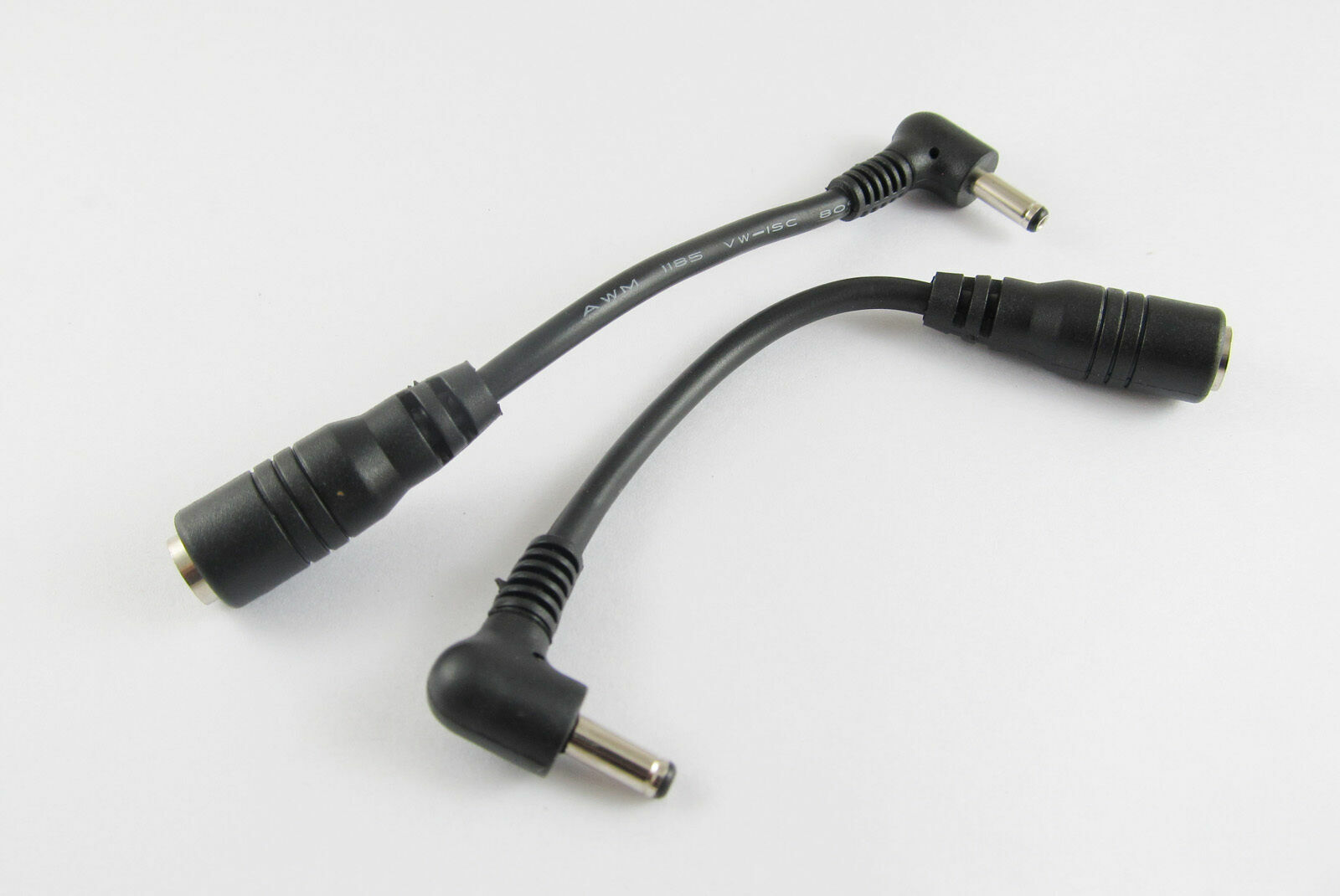5x DC Power 3.5 x 1.35mm Male Right Angle To Female Extension Adapter ...