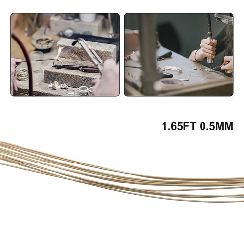Easy To Use Gold Soldering Wire For Jewelry Repair 164ft Silver Welding ...