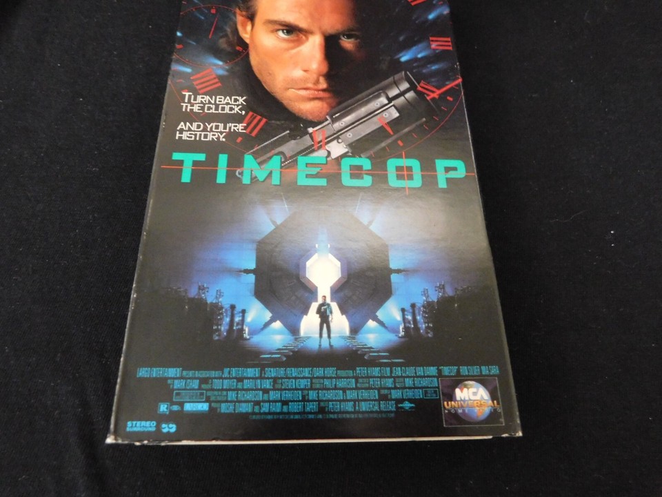 Timecop (VHS Video 1995) Jean-Claude Van Damme Sci-Fi Action Vintage ...