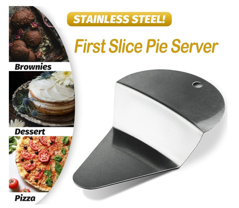 First Slice Pie Spatula,Triangle Pie Cutter, Professional Pizza Cake ...