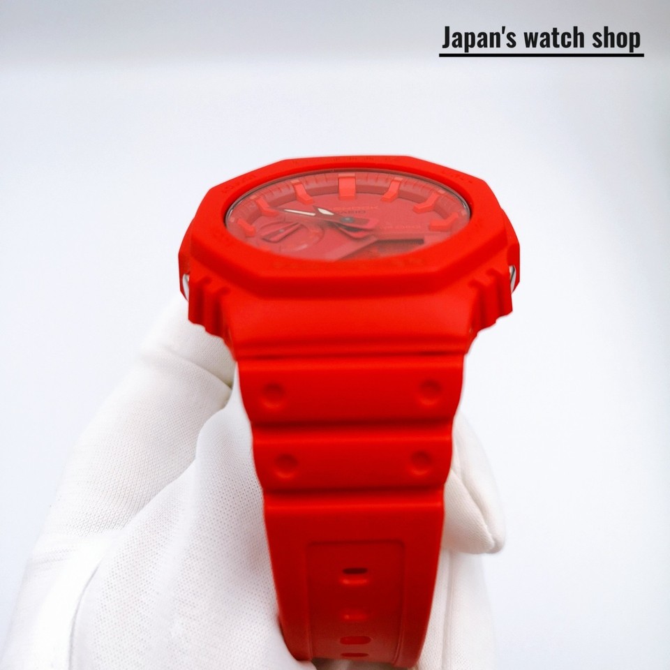 CASIO G-SHOCK GA-2100-4AJF Red Special Color Limited Men's Watch New in ...