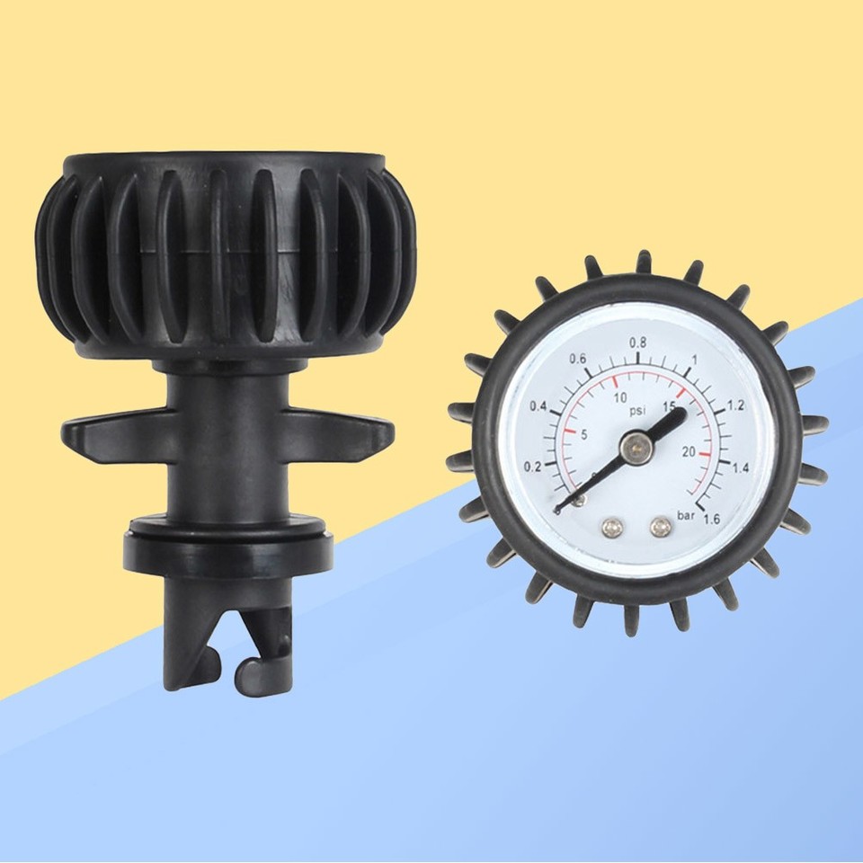 25PSI Pressure Gauge Air Thermometer for Inflatable Boat Kayak Air ...