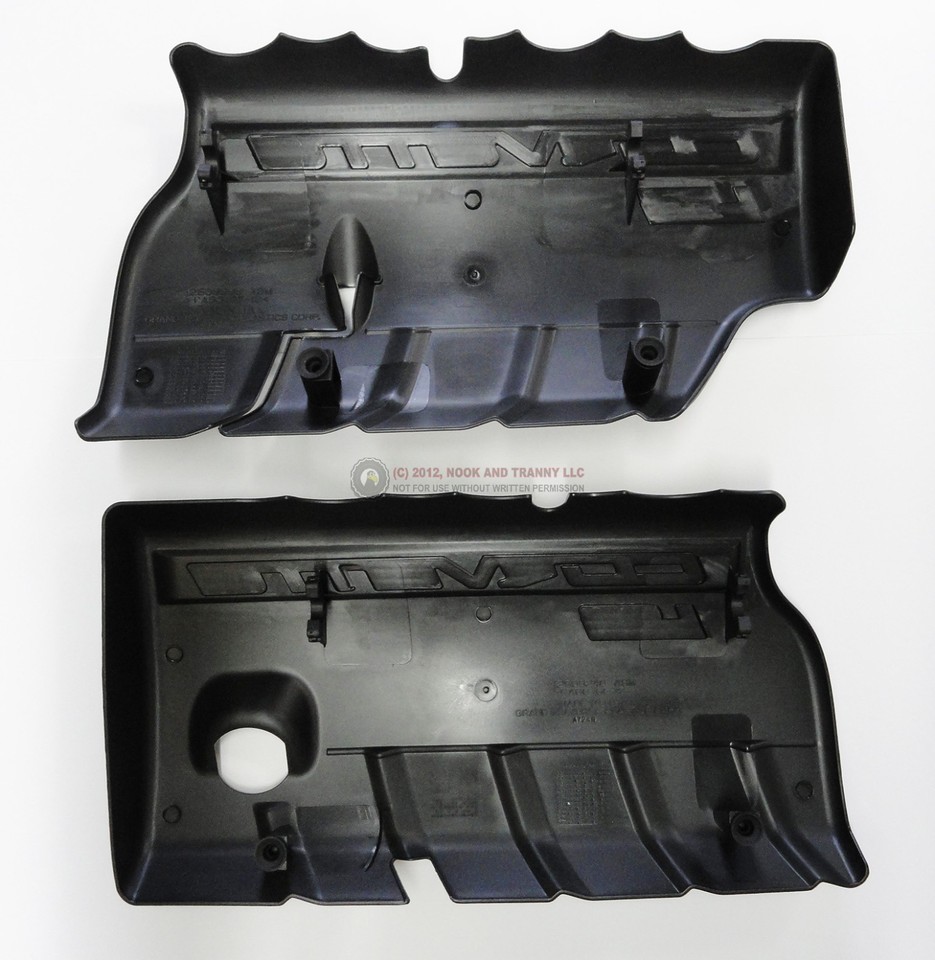 05-07 LS2 Corvette Fuel Rail Engine Coil Covers LH RH NEW GM BLACK | eBay