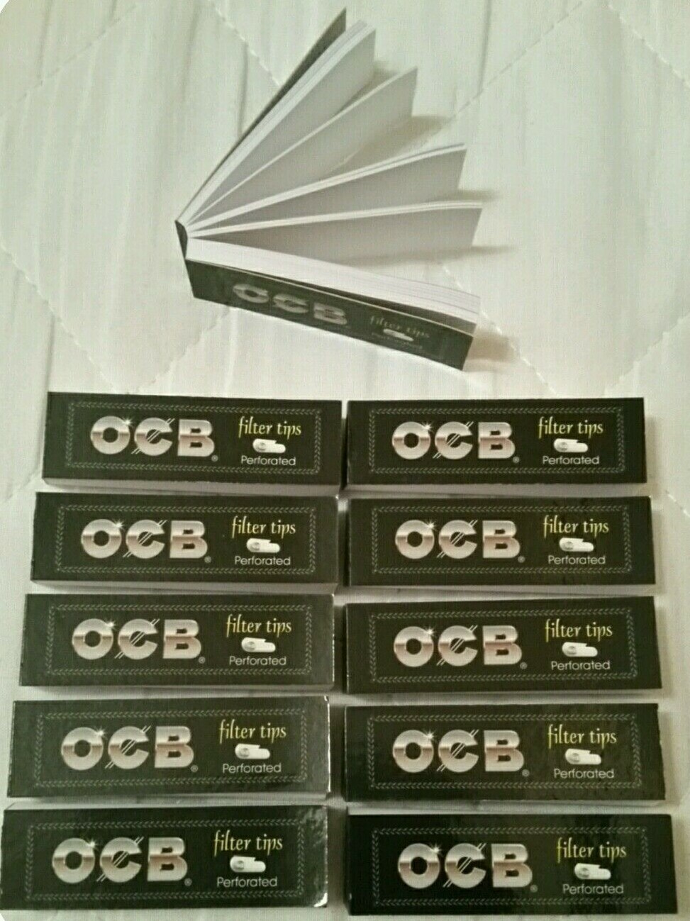OCB Roach Filter Tips Perforated For Easy Rolling Cardboard Smoking ...
