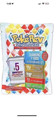PokéRev Diamond Pack 6.0 (5 Booster Packs + 1 Mega Bonus Pack) | eBay