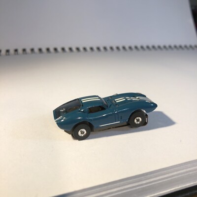 Vintage Aurora T-Jet HO Scale Ford Cobra GT Slot Car Green | eBay