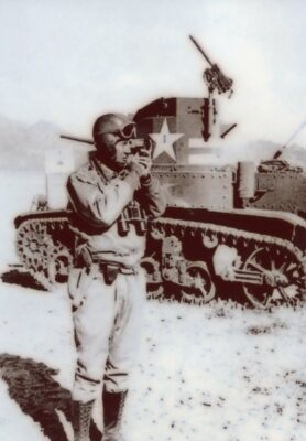 General George Patton - Tank Commander WWl - METAL Trading Card | eBay